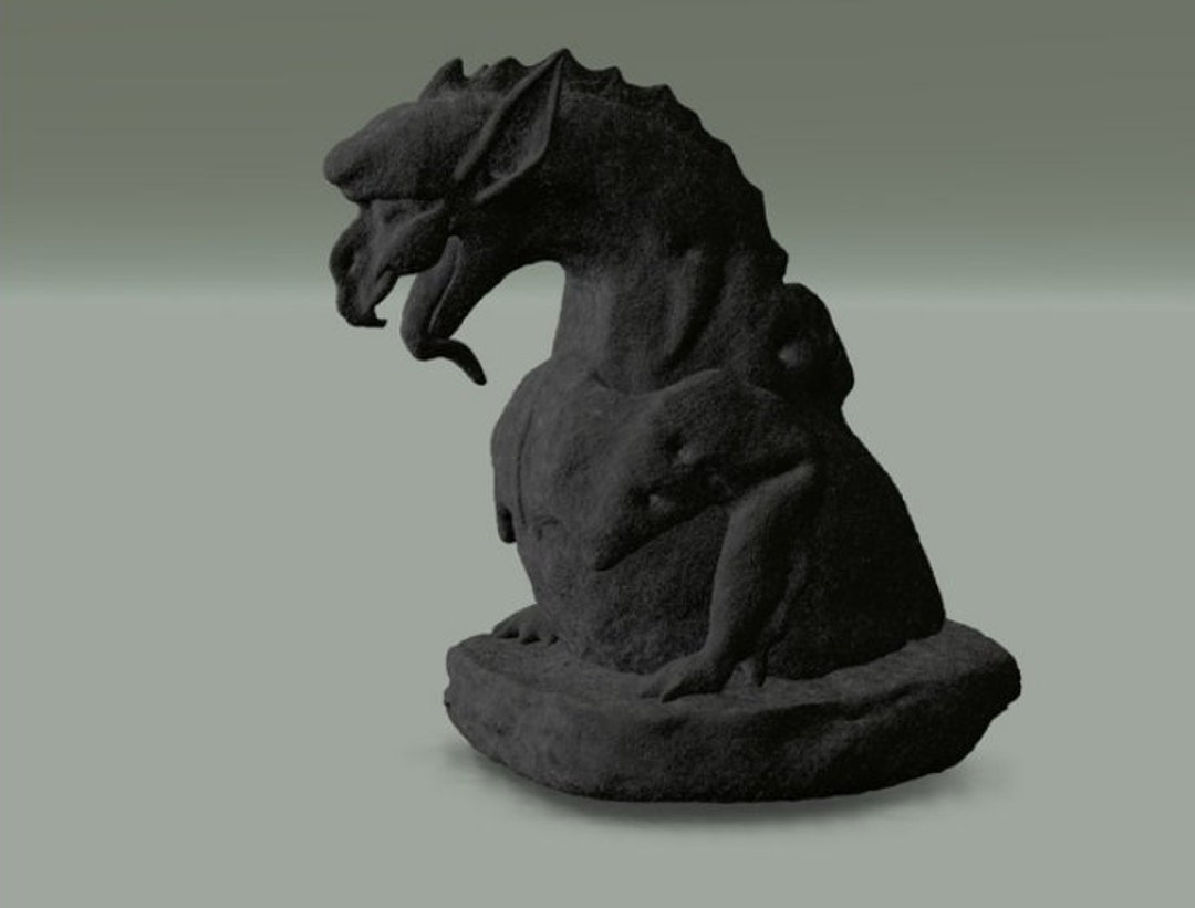 Cool Gargoyle Statue | Any Color Garden | Desk Topper | Many Gargoyles ...