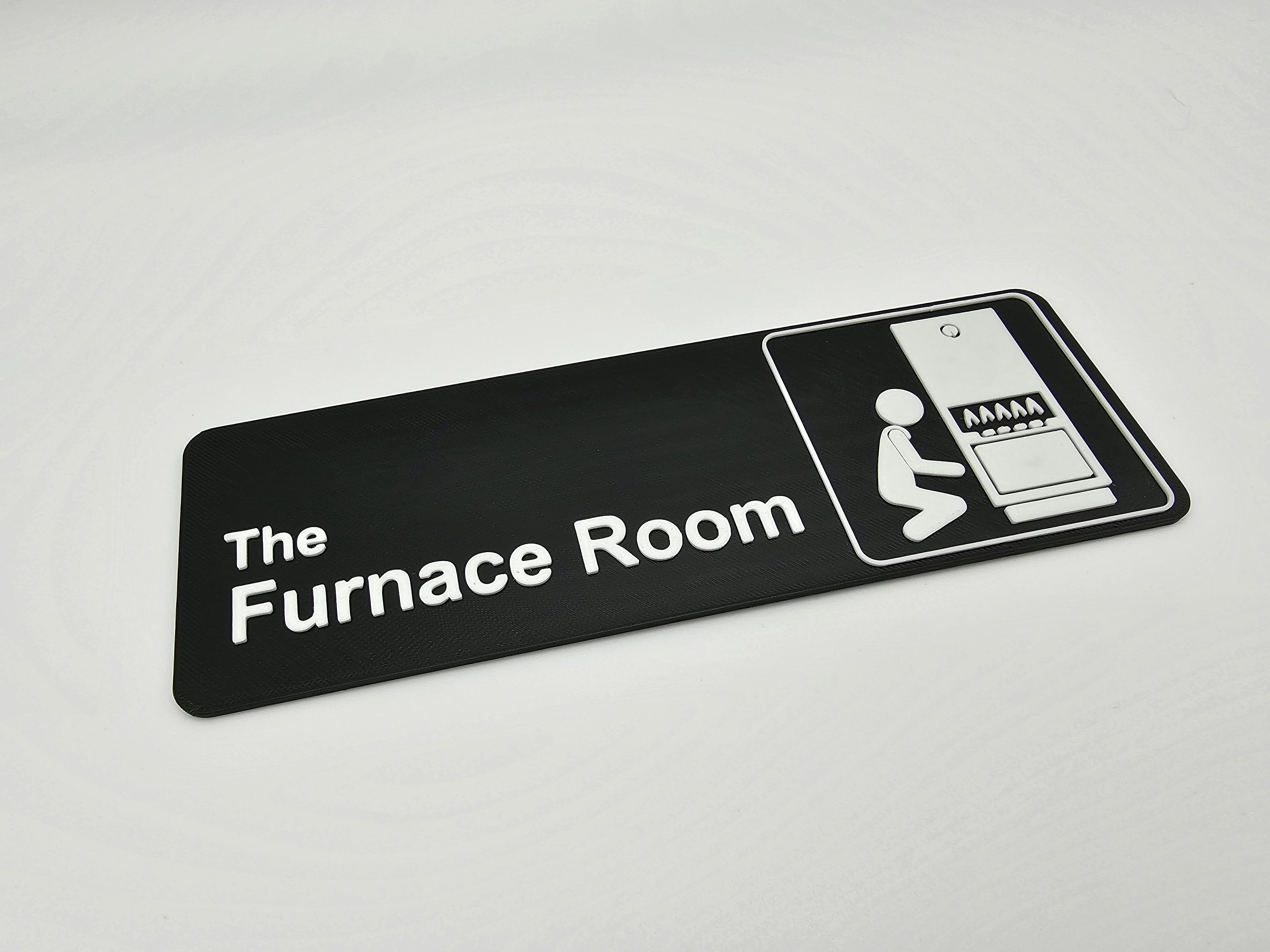 The Furnace Room Door Sign Like the Office Logo - Etsy