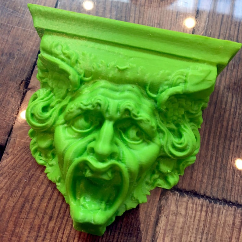 Wall Mounted Gargoyle Statue or Mantel Any Color Garden - Etsy