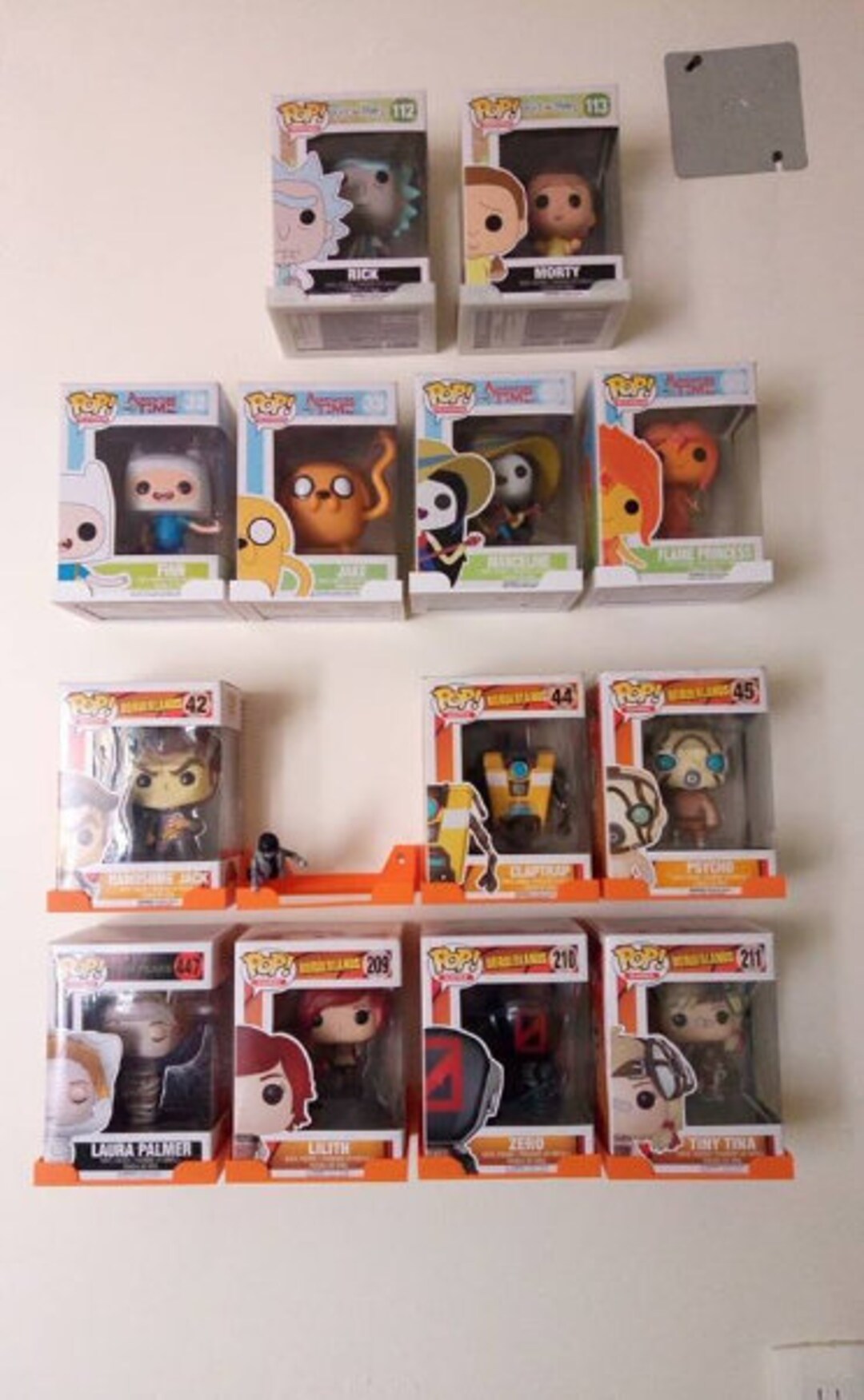 Floating Shelves for Funko Pop Boxes -any Color - Box Display Shelf - Etsy