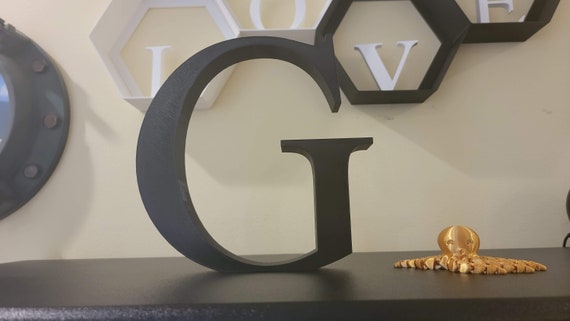 Huge 6 Inch Letters Free Standing Letter Tape Glue to Wall - Etsy