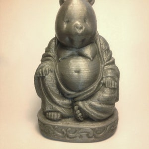 Winnie the Pooh Bear Buddha Statue Any Color Funny Gag Gift - Etsy