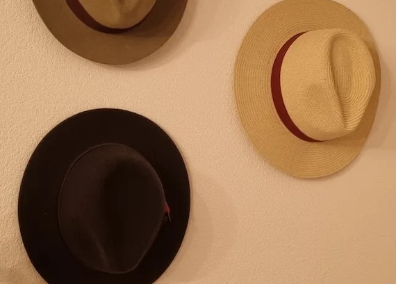 Hat Wall Mount Display Your Caps and Hats on the Wall | Etsy