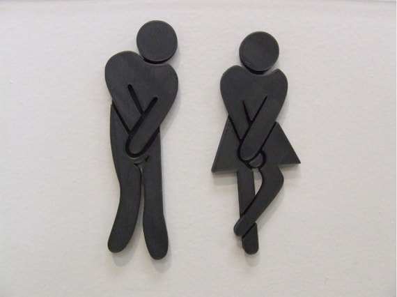 Funny Bathroom Signs Any Color Boy Girl Man Woman - Etsy
