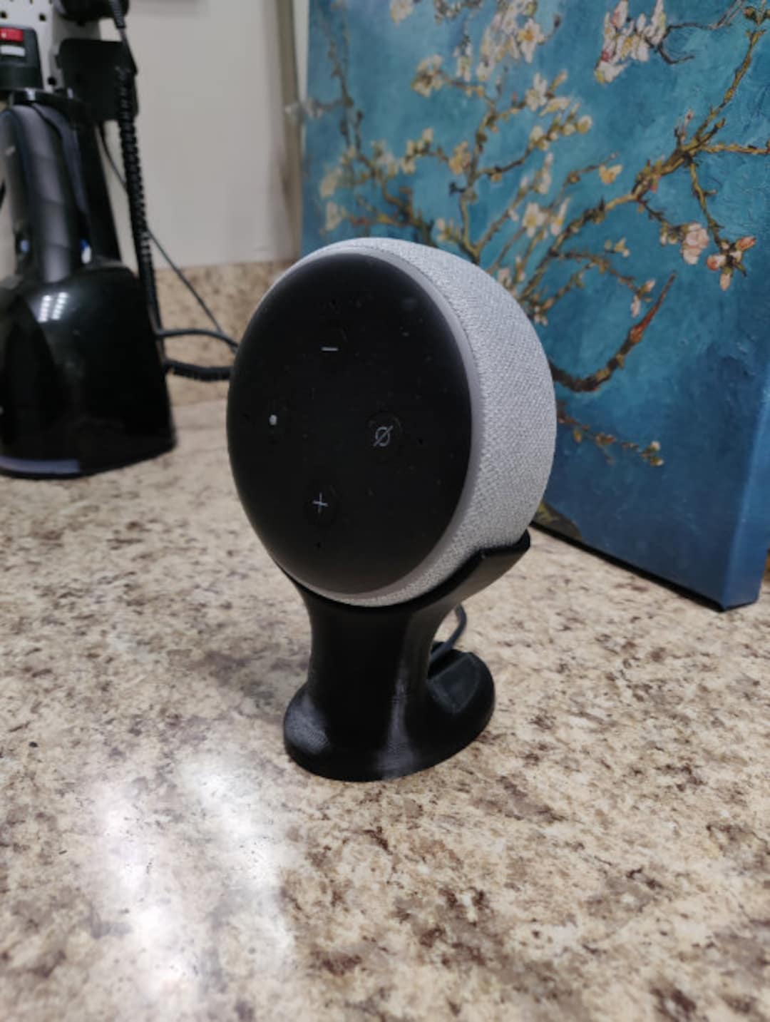 Amazon Alexa Echo Dot Desk Mount Holder for Gen 3 | ANY COLOR! Black ...