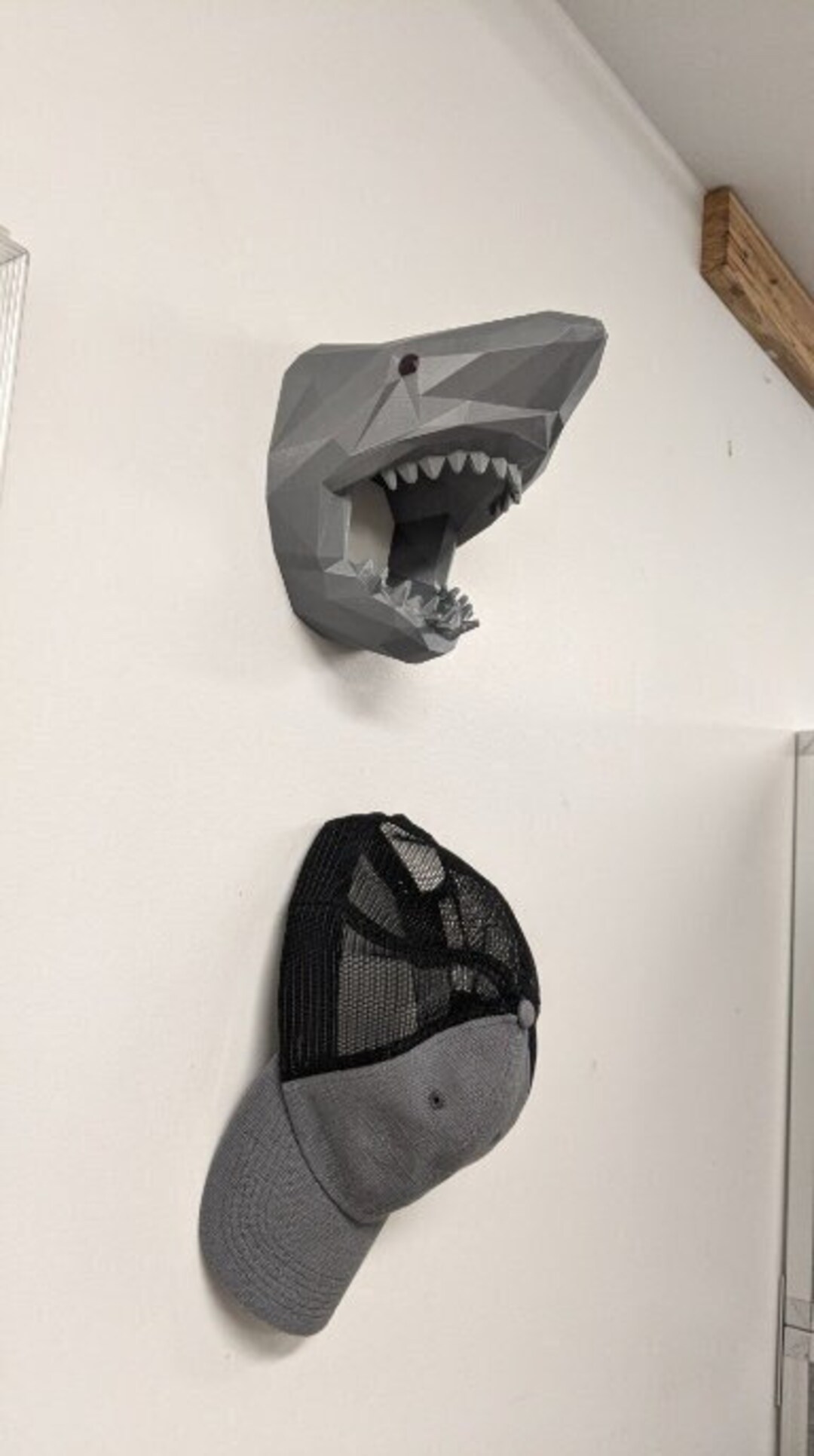 Geometric Shark Head Wall Mounted - Any Color! - Etsy