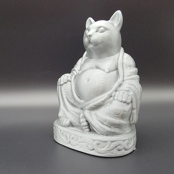 Buddha Cat Statues - Etsy