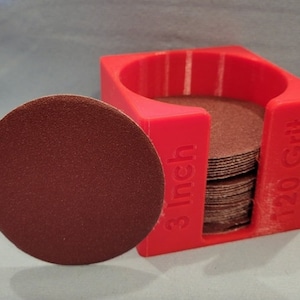 3 Inch - 75mm Sanding Pad Holder Any Color | Garage Organization - Etsy