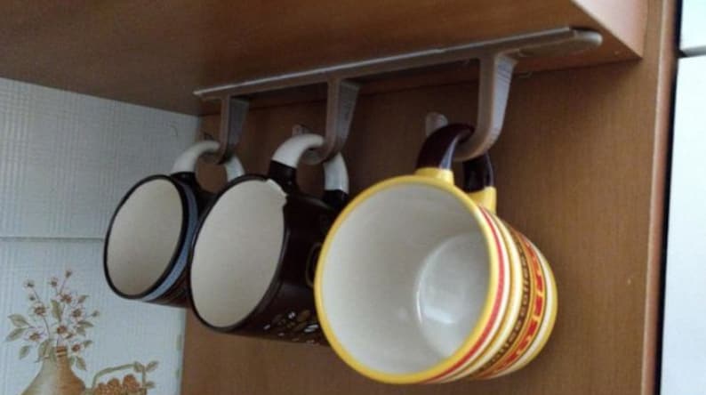 Mug/cup Hanger Any Color Kitchen Mug Holders Kitchen - Etsy
