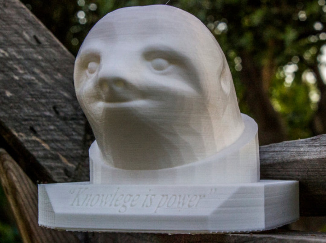 Knowlege is Power - Astro Sloth Sculpture - Etsy