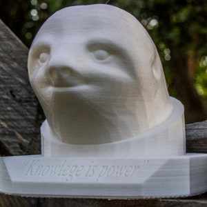 Knowlege is Power - Astro Sloth Sculpture - Etsy