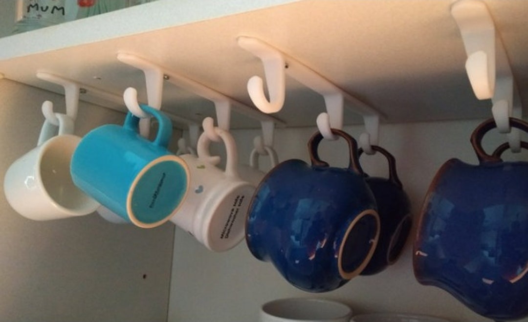 Mug/cup Hanger | Any Color | Kitchen Mug Holders | Kitchen Decor ...
