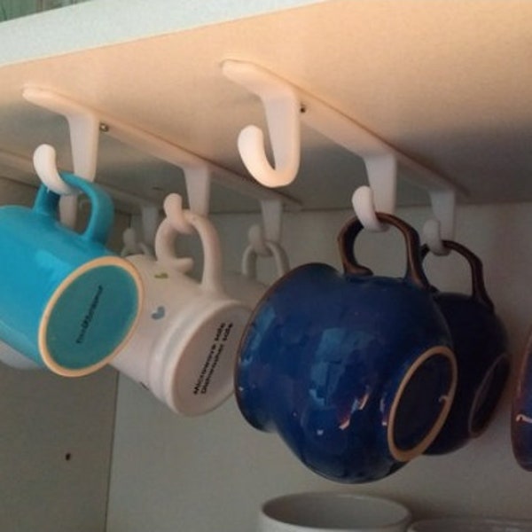 Under Cabinet Mug Holder - Etsy
