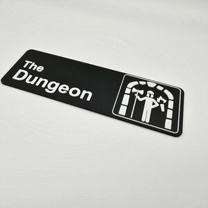 The Dungeon Sign Like "the Office" Logo - Etsy