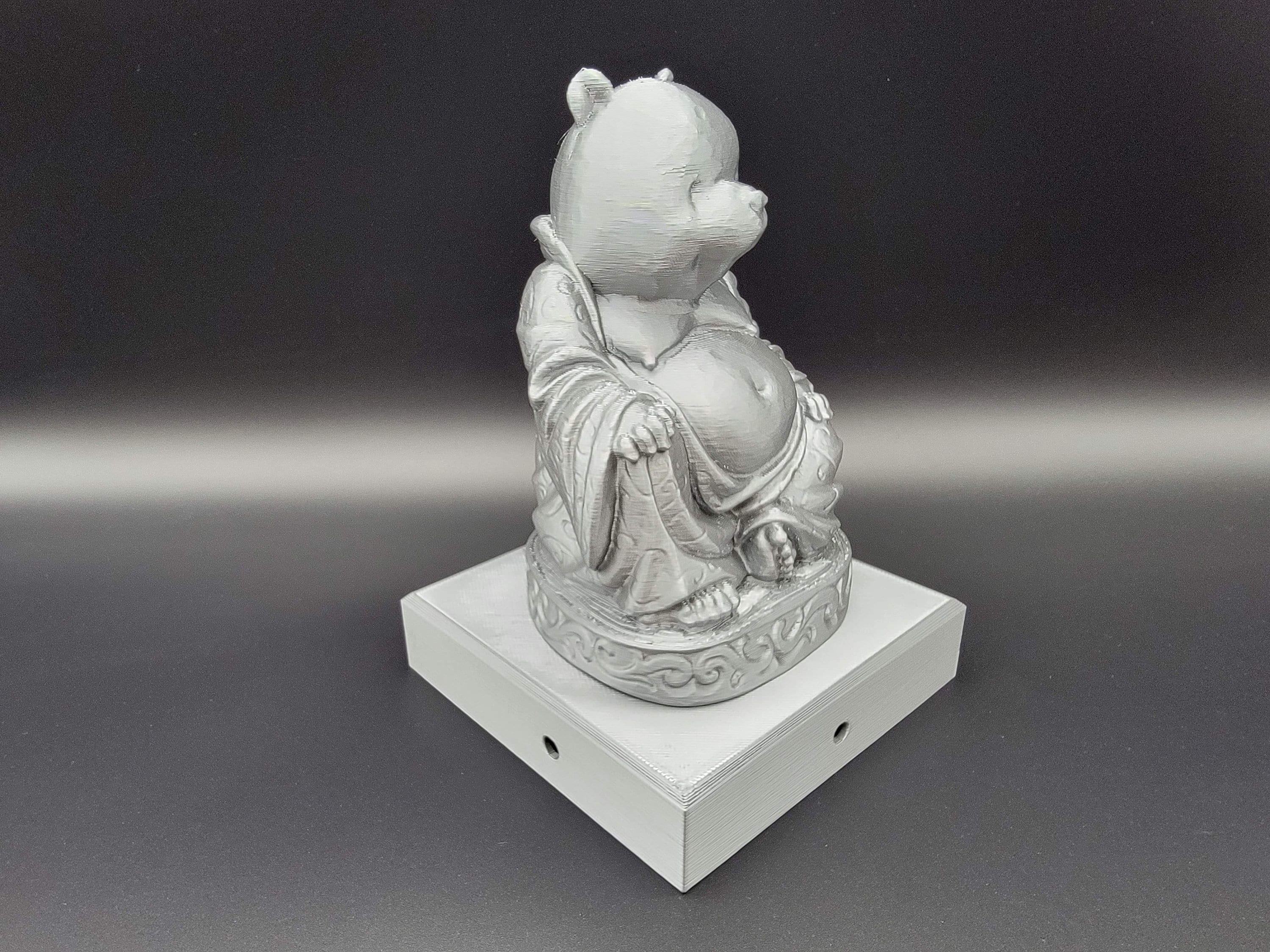 Winnie the Pooh Bear 4x4 Fence Post Topper Statue Garden Statue for Zen ...