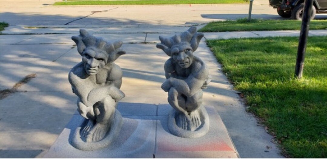 Chill Gargoyle Statue | Any Color Garden | Desk Topper | Many Gargoyles ...