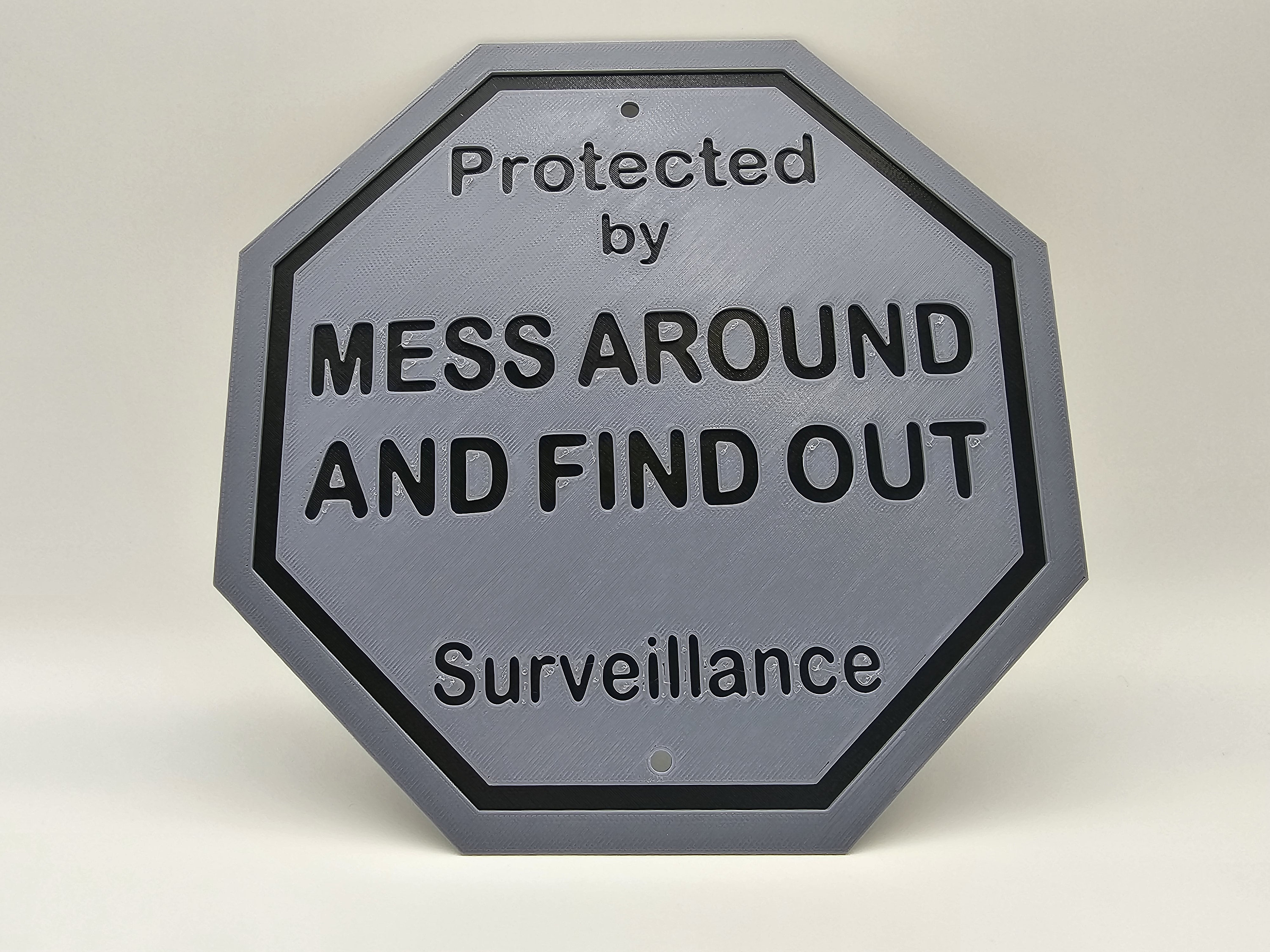 Protected by Mess Around and Find Out Sign - F Around and Find Out ...