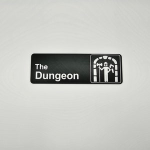 The Dungeon Sign Like "the Office" Logo - Etsy