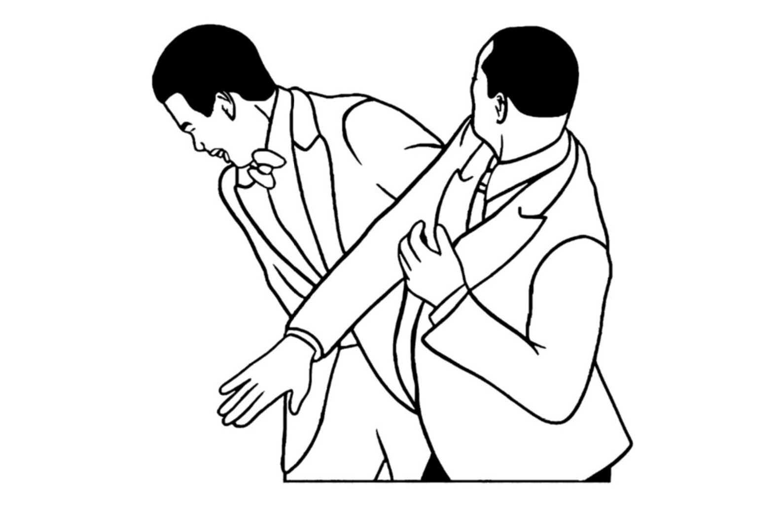 Will Smith Slaps Chris Rock Wall Art 2d Black and White | Etsy