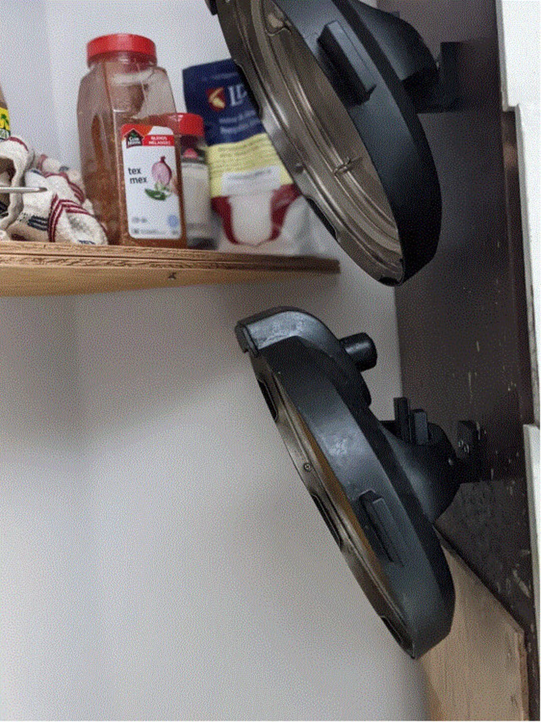Instant Pot Lid Hanger Wall Mounted - Black - Etsy