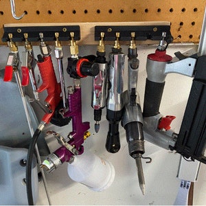 Air Tool Holder- Single Tool or 5 Tool Holders - Etsy