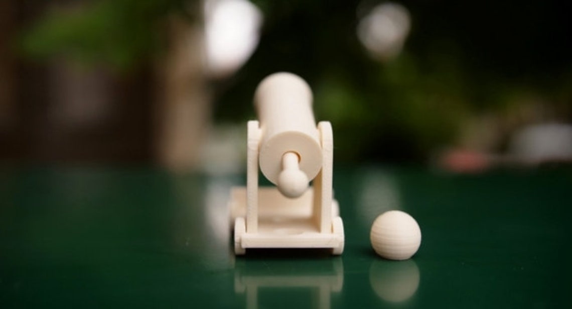 Mini Spring Loaded Cannon | ANY Color! - Etsy