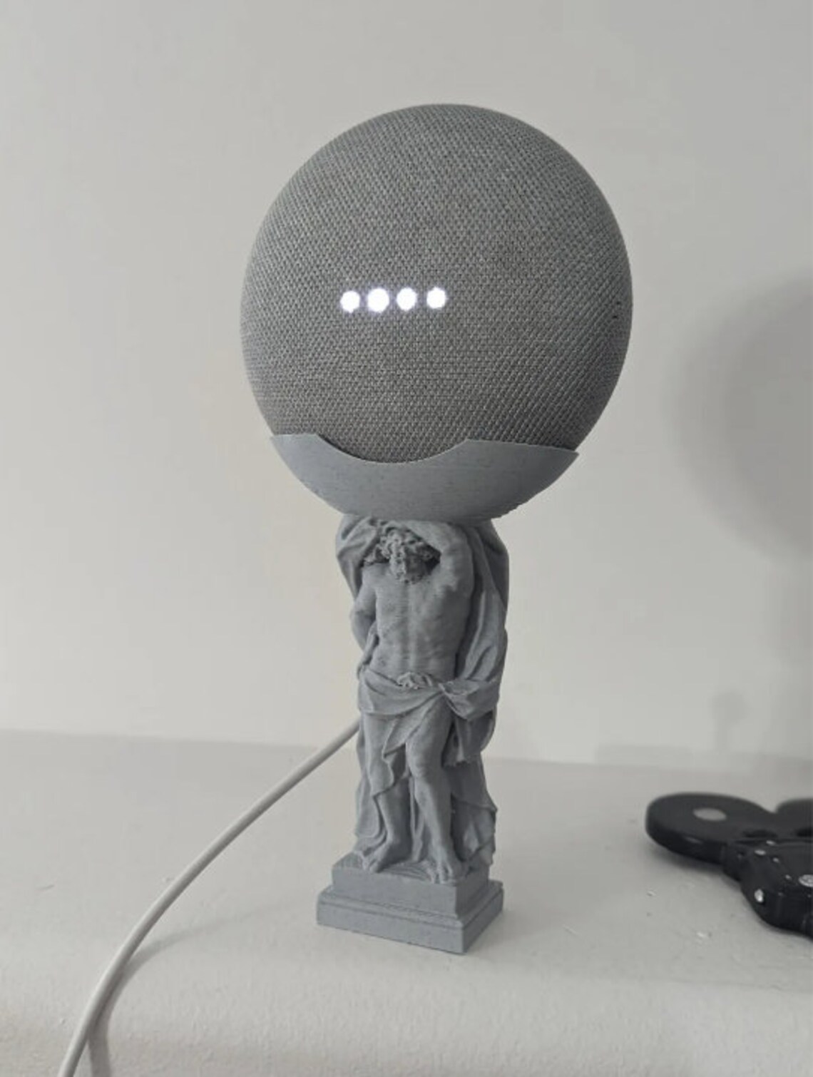Atlas Holding a Google Mini - Etsy