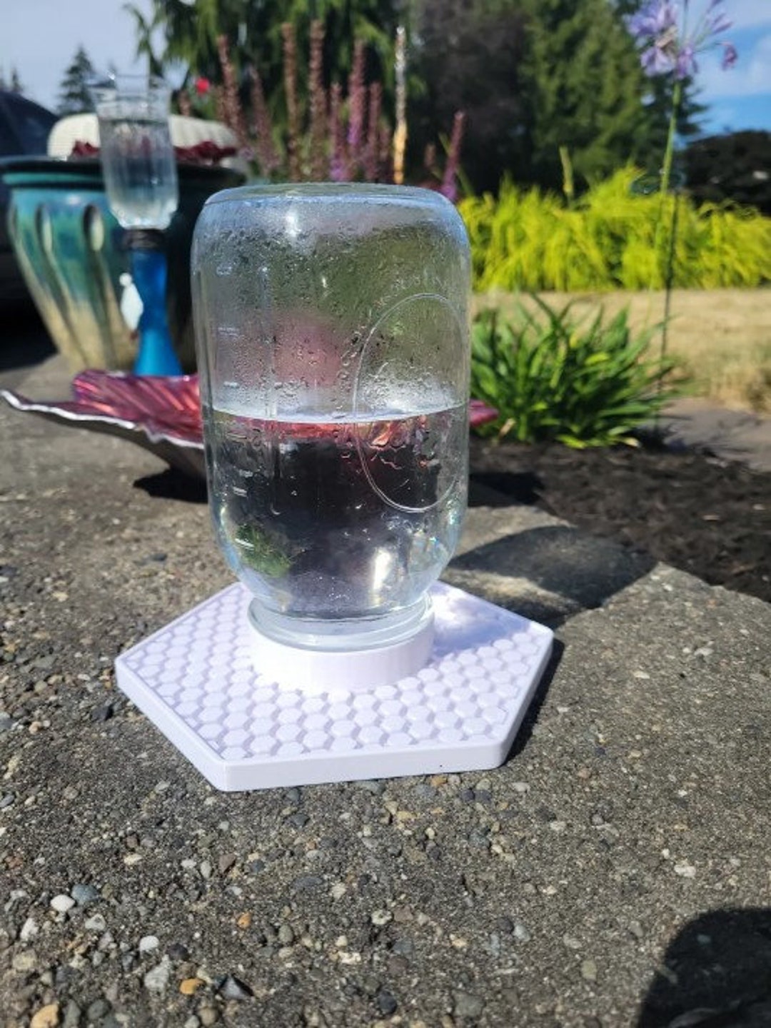 Bee Feeder for Small Mouth Mason Jars - Bee Insect Waterer - Gift for ...