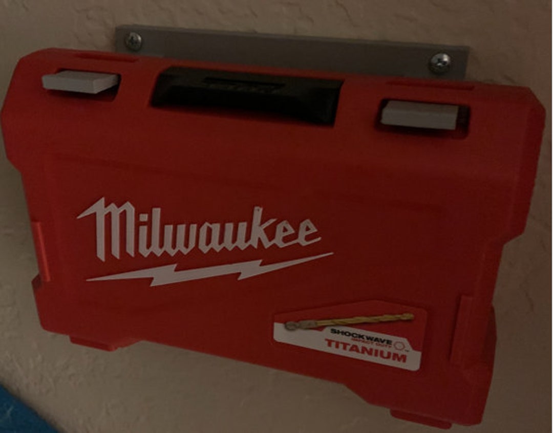Milwaukee Bit Box Wall Mount - Any Color! - Etsy