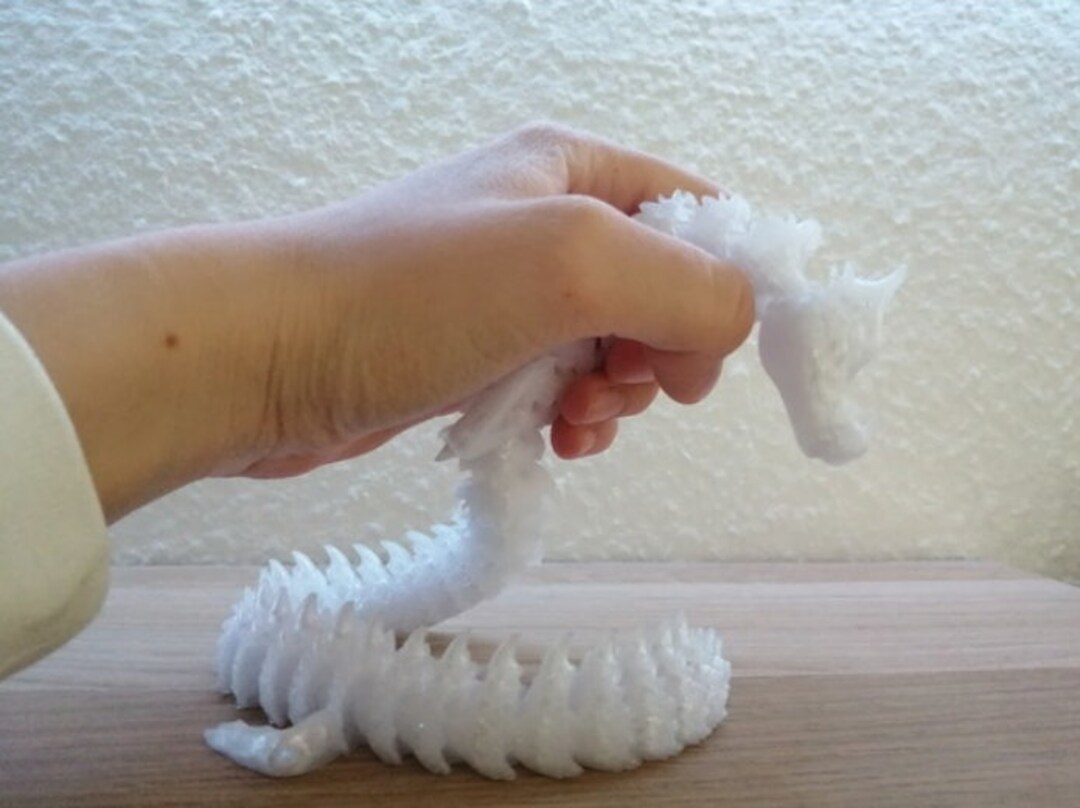 Articulated Ice Dragon Fidget Toy | Cool Unique Childrens Toys | Gift ...