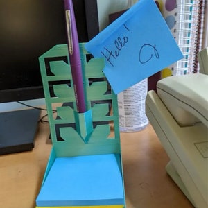 Sticky Note Holder | Desk Organization | Gift for Office Worker | Back ...