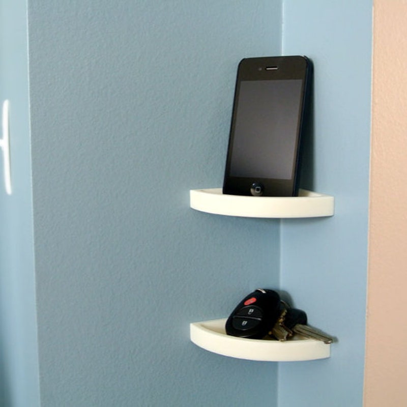 Wall Mounted Phone Shelf - Etsy