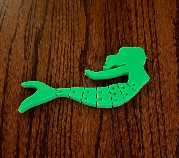 Flexi Mermaid Fidget Toy Cool Unique Childrens Toys Gift - Etsy