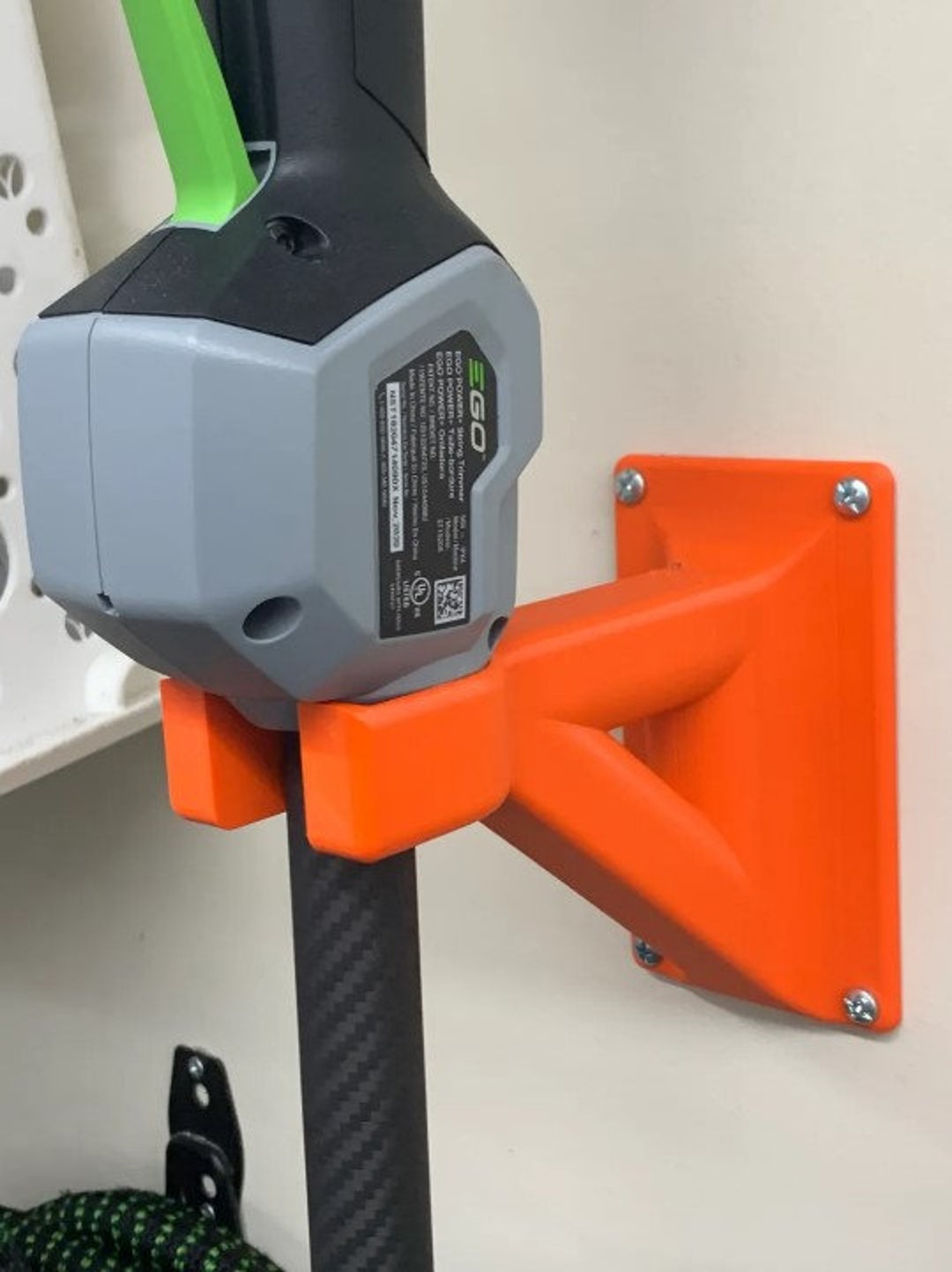 EGO 56V String Trimmer Wall Hanger Mount Garage & Shed Organization ...