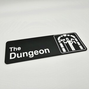The Dungeon Sign Like "the Office" Logo - Etsy