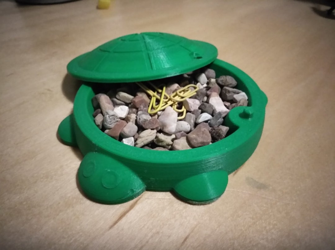 Mini Sandbox Turtle With Lid Cap | Reptile Feeder | Put in Tank for ...