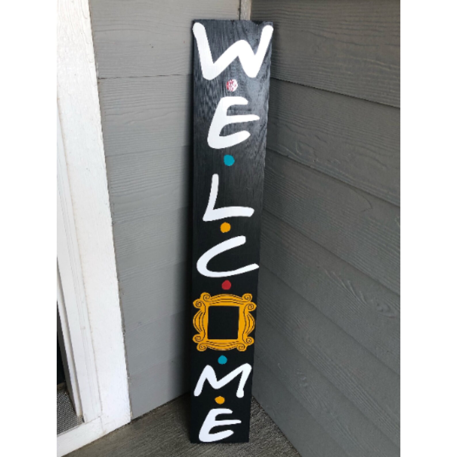 Friends Inspired Welcome Sign for Front Porch - Etsy