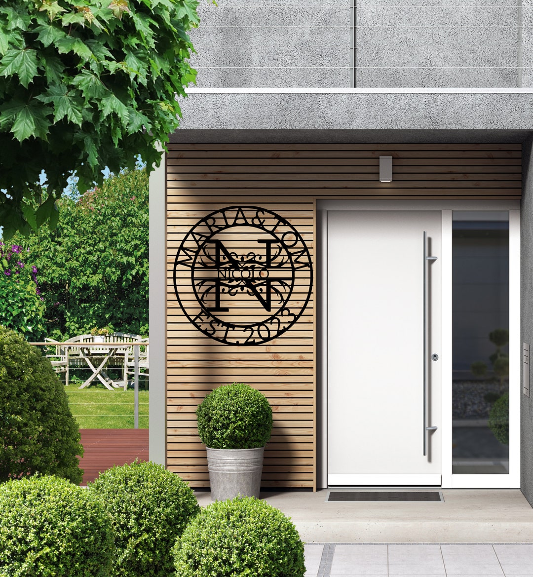 Custom Monogram Wall Decor, Custom Metal Wall Decor Signs, Personalized ...