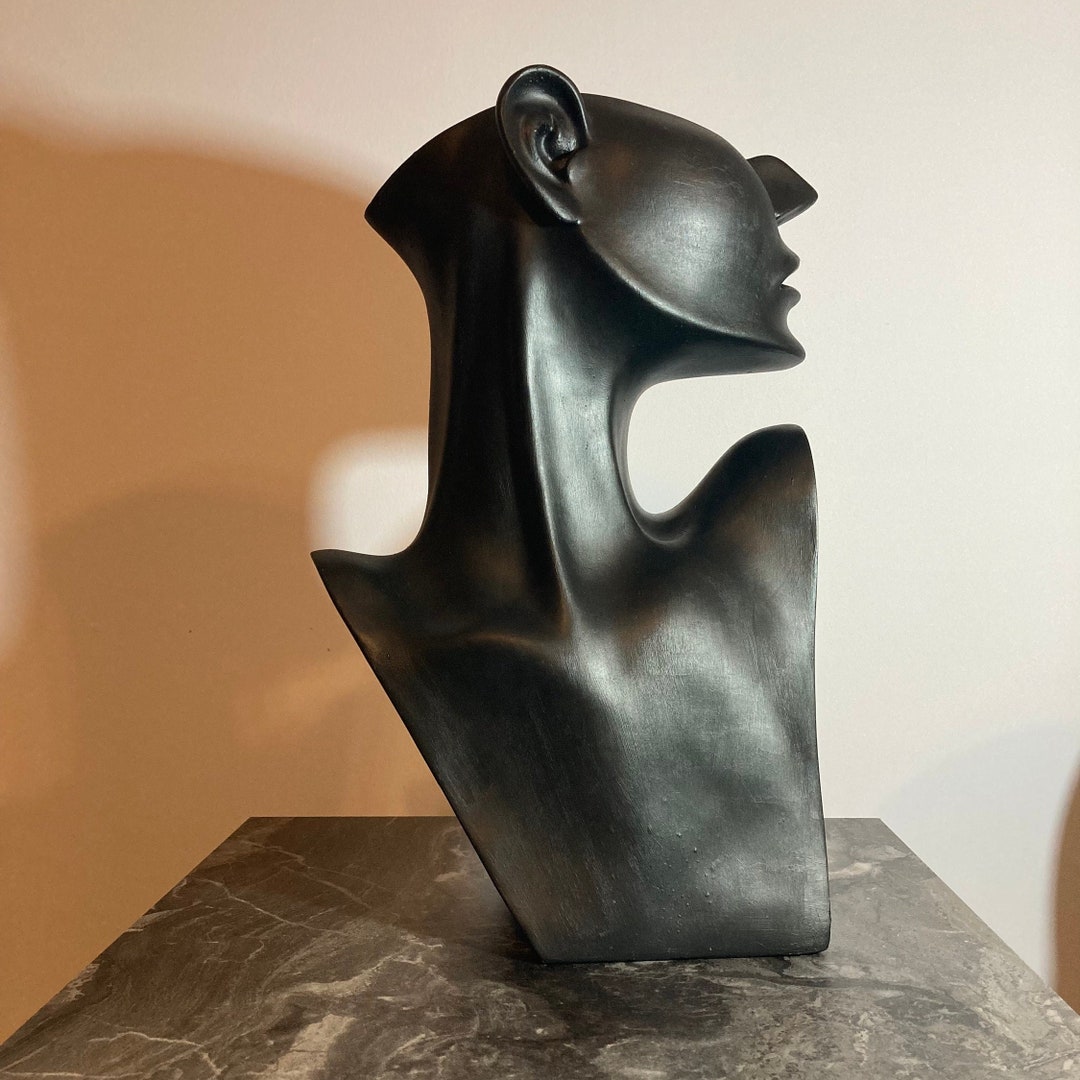 Modern Woman Statue,half Female Bust Sculpture,face Sculpture,female ...
