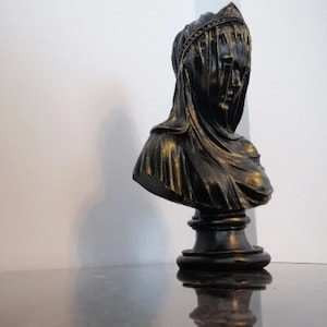 Virgin Mary, Virgin Mary Statue, Veiled Lady Bust, Veiled Bride, Large ...