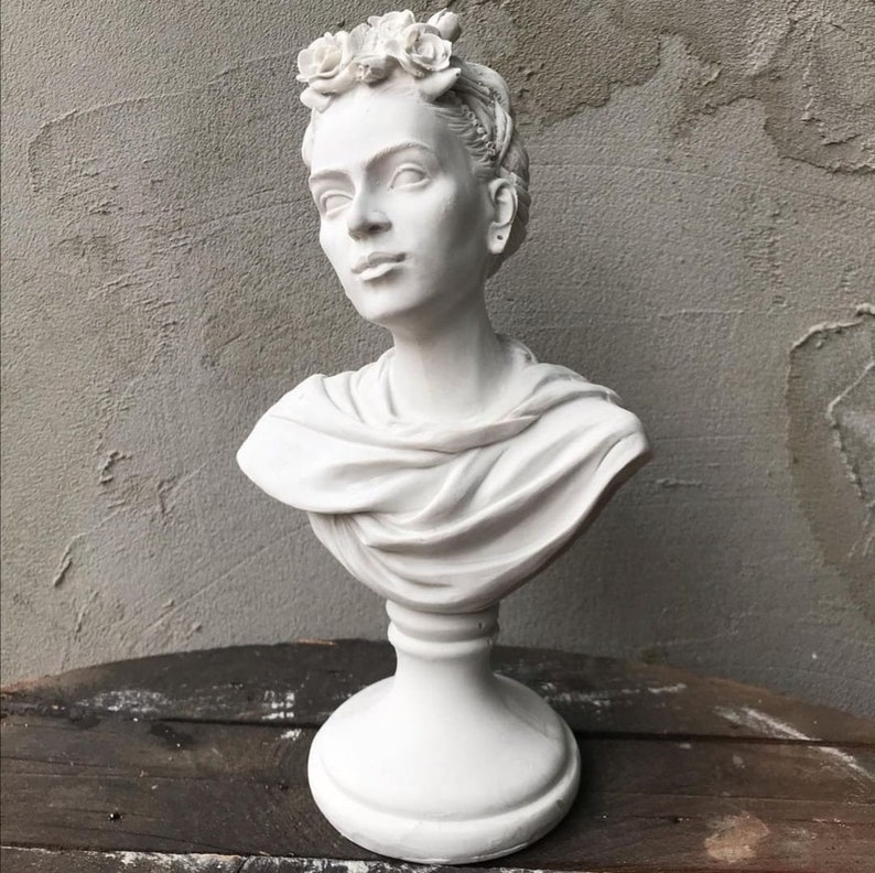 Woman Bust,bust Sculpture Decorative. Frida Bust.gift.design Bust.home ...