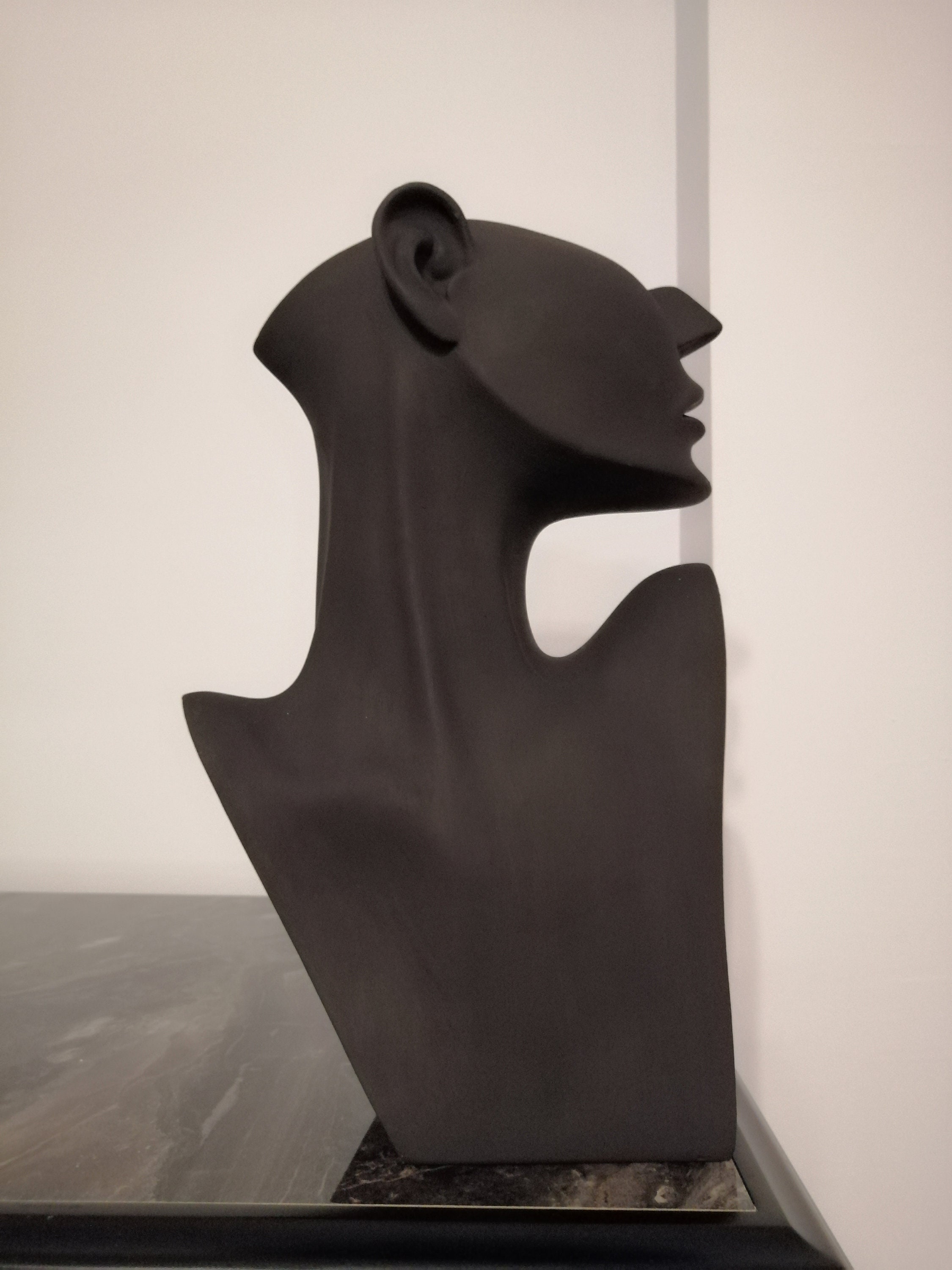 Modern Woman Statuehalf Female Bust Sculptureface | Etsy