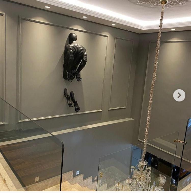 Wall Man Sculpture Sports Man Sculpture Climbing Man - Etsy