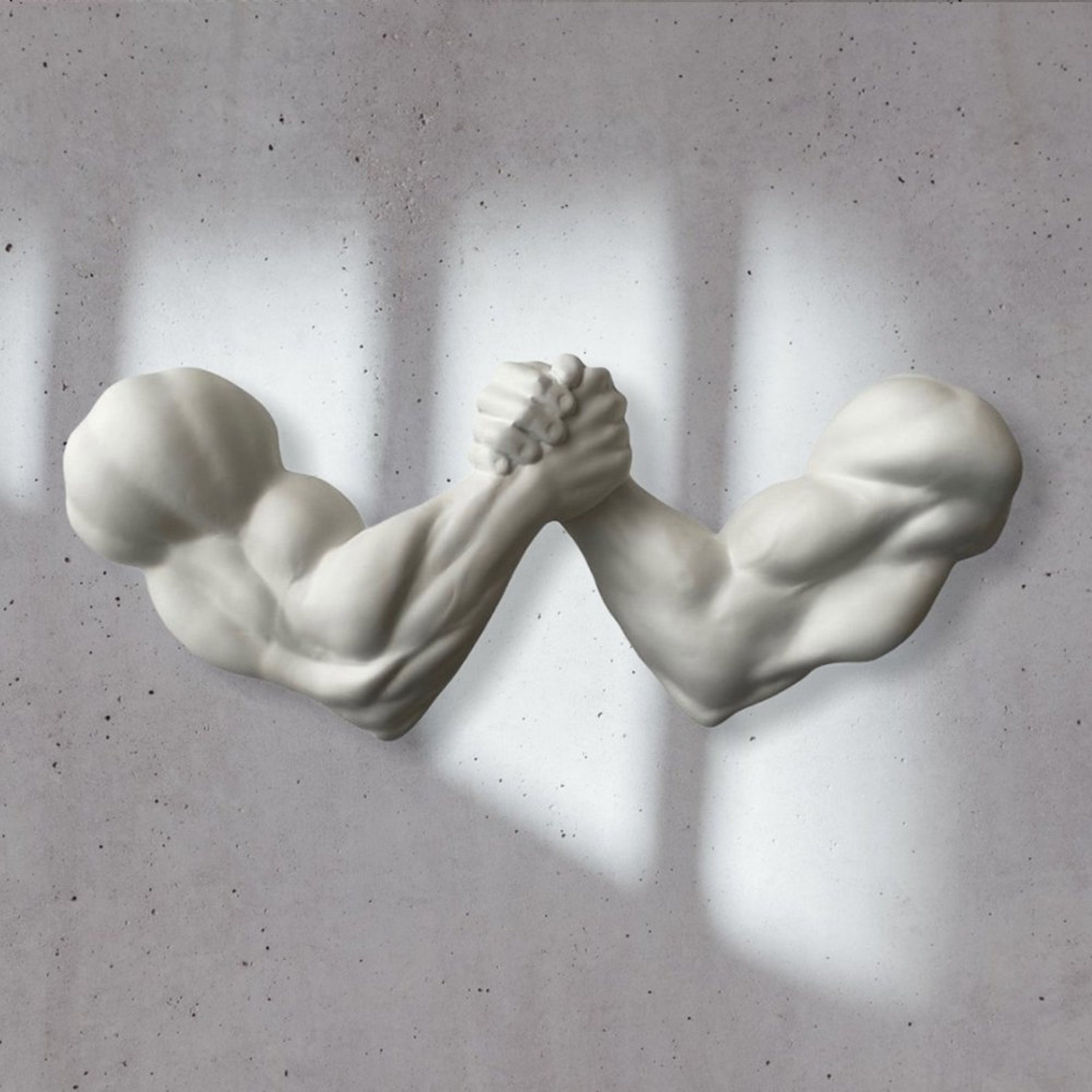 Muscular Arm Statue, Wall Man Statue, Athlete Statue, Wall Statue, Wall ...