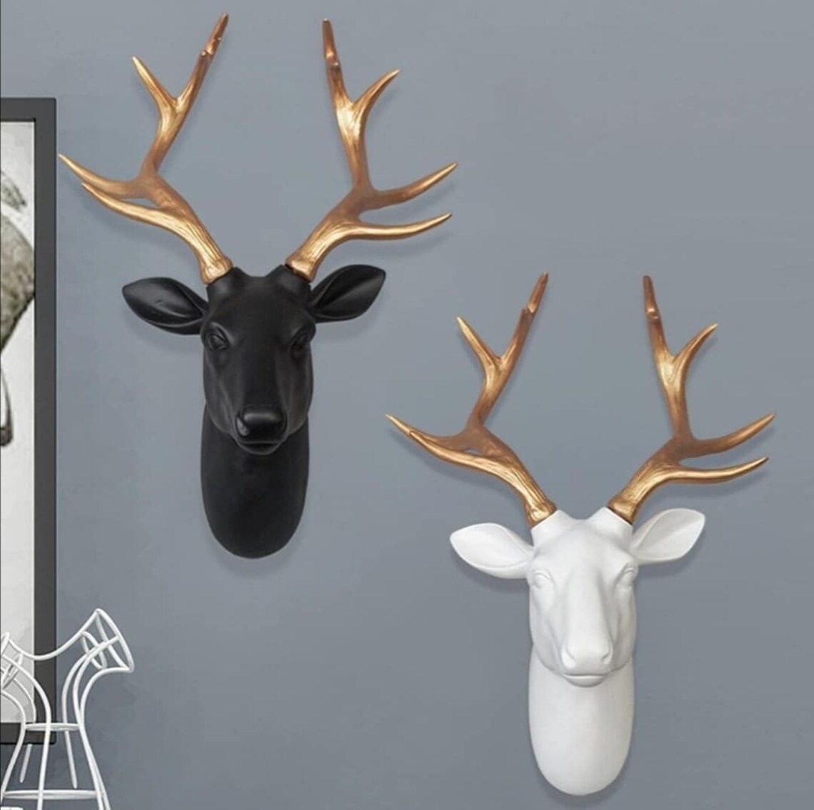 Deer Head Wall Decor Wall Accessory Wall Decor Home - Etsy