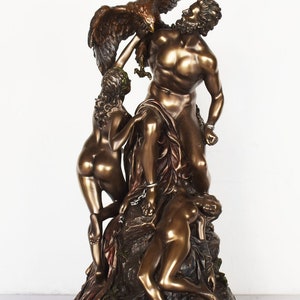Prometheus Titan God, Fire God, Mythological Statue, Greek Mythology ...