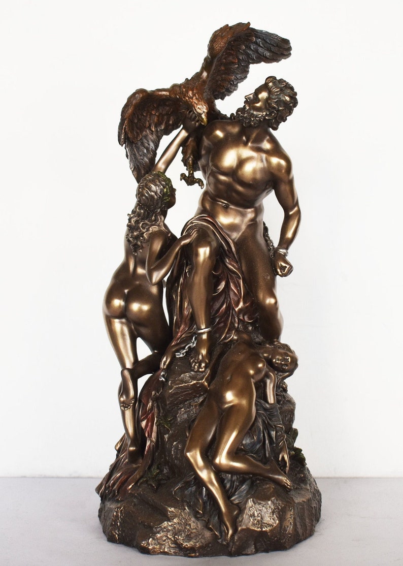 Prometheus Titan God Fire God Mythological Statue Greek | Etsy