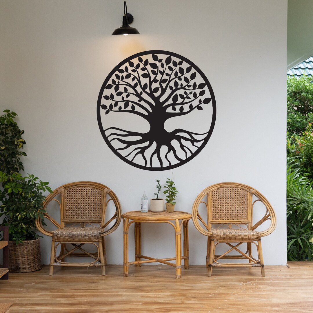 Tree of Life, Metal Tree of Life Wall Decor, Metal Wall Art, Tree of ...