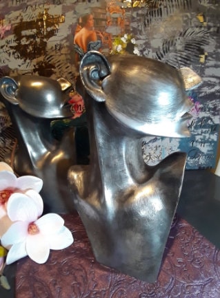 Modern Woman Statuehalf Female Bust Sculptureface | Etsy