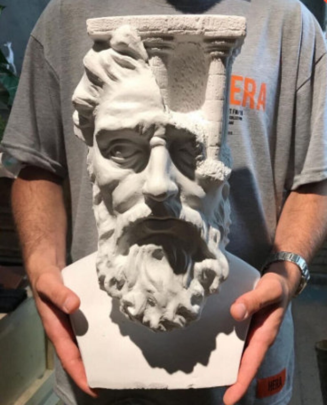 Zeus Bust, Zeus Sculpture, Bust Sculpture,design Bust,home Accessory ...